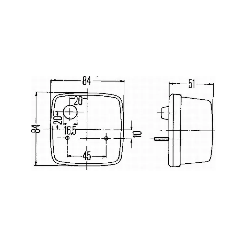 Kontrollleuchte Hella 2BE 003 014-251 - 42712R6