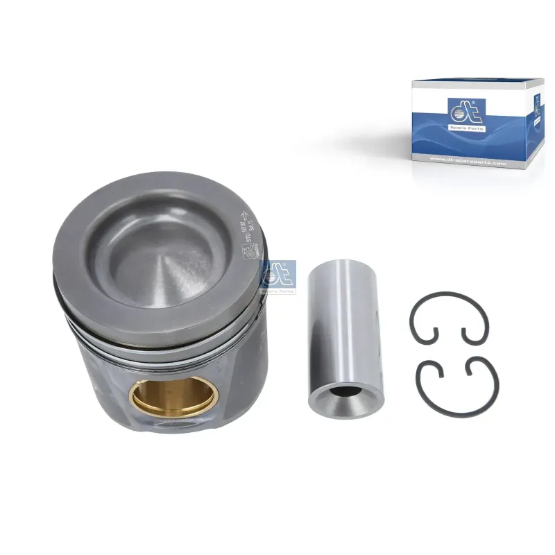 Piston, complet avec segments, D: 128 mm, L: 135,1 mm Pour Mercedes ...