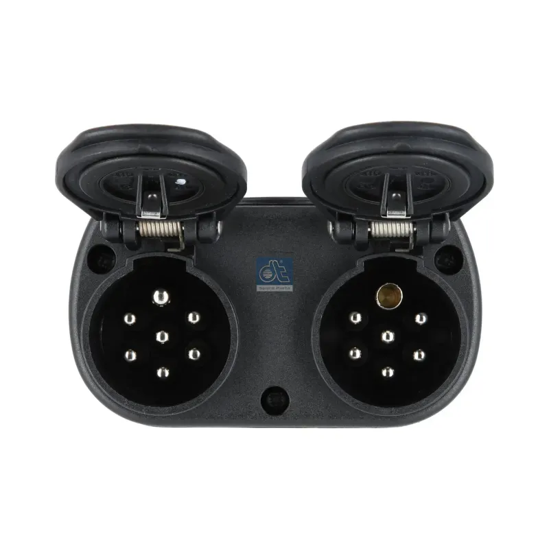 Adaptateur, 7 poles, ISO 1185/N, 7 poles, ISO 3731/S, 15 poles, ISO ...