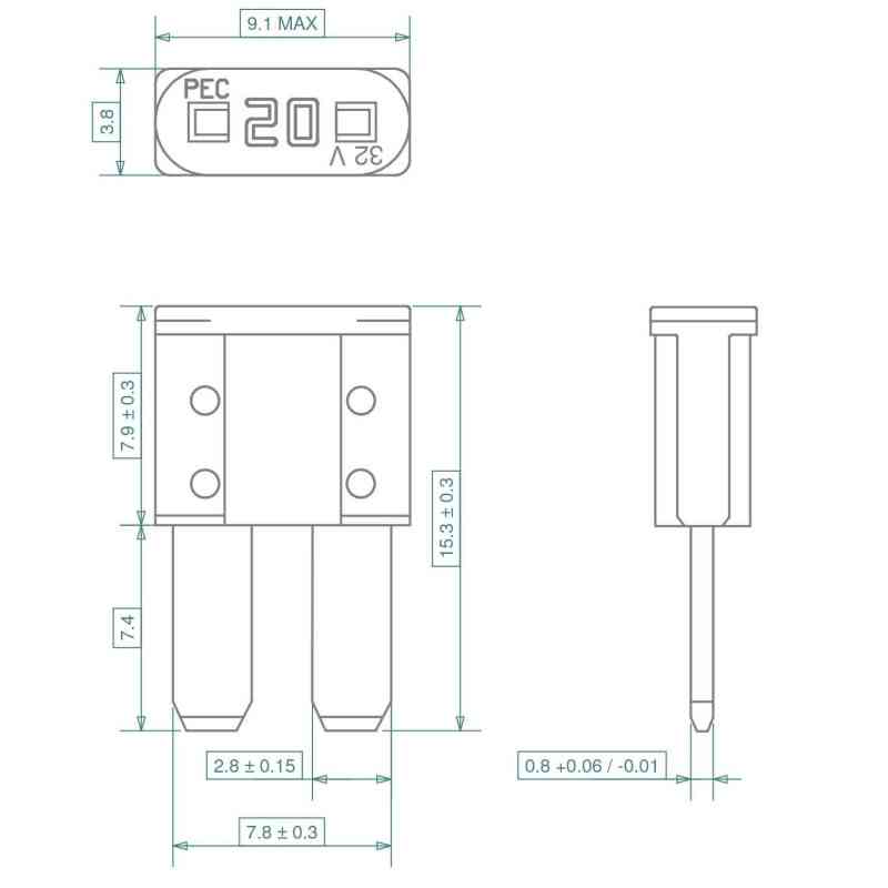 MIKRO Fuse - ISO 8820 10A
