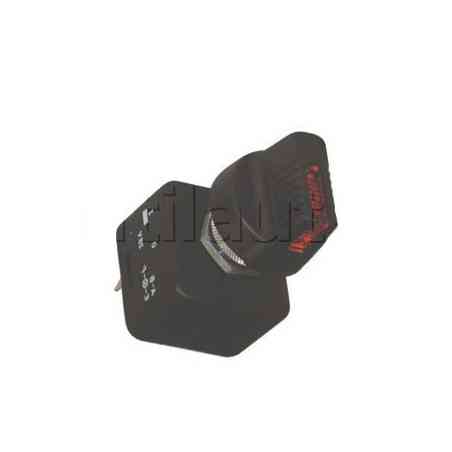 Rotary switch - Red IP53 12V