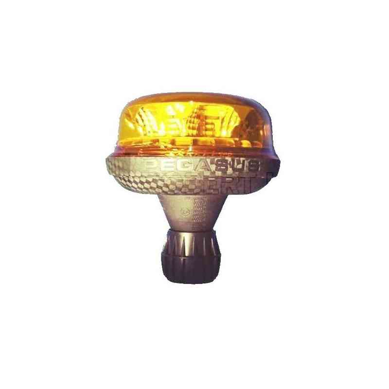 Efeito rotativo do girophare 8 LEDs na haste - 10/30 volts - IP56