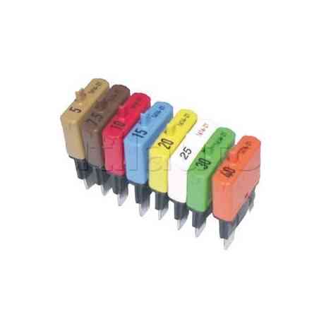 Fuses Circuit breakers rearmable manually 25a