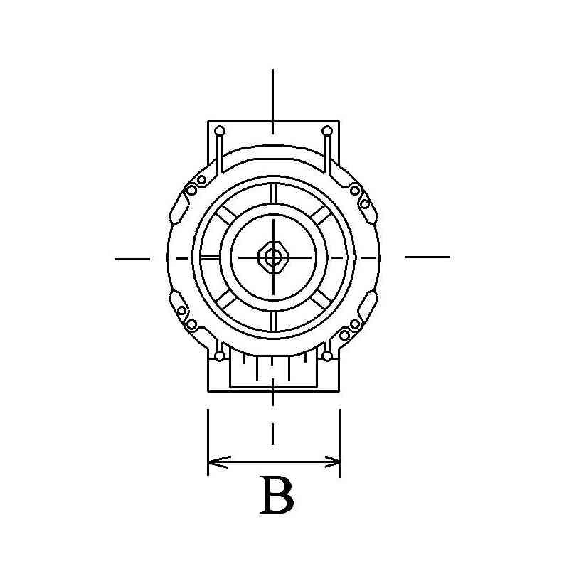 Altérnateur 14V 220Amp Bosch 0121813003, Mercedes Benz 0131540902