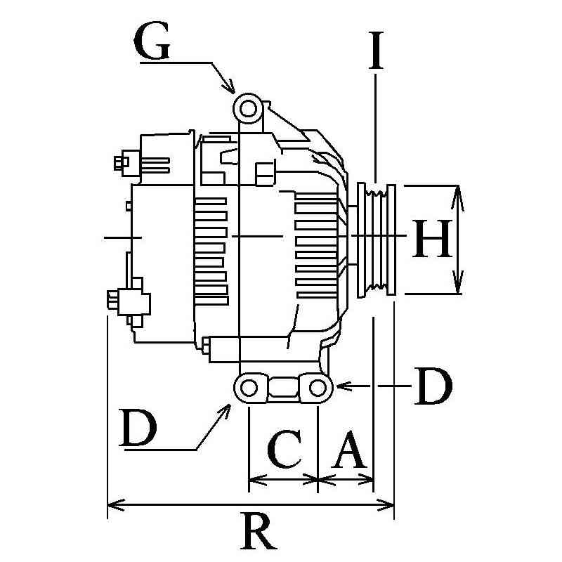 Alteração de 28V 100amp Scania 1884268, 1888010, Bosch 1986a00866