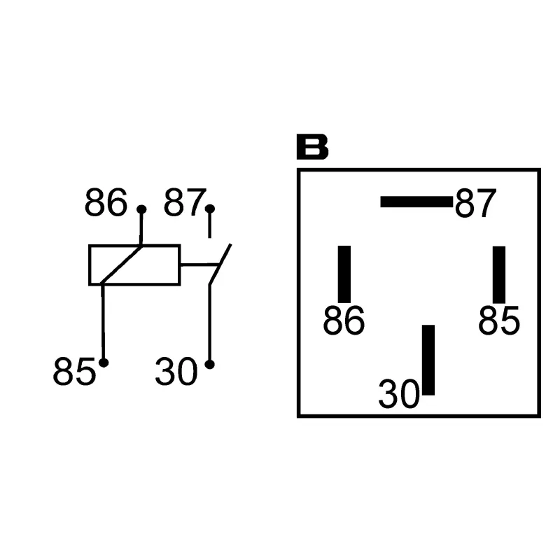Mini Relais 12V 100A avec Résistance