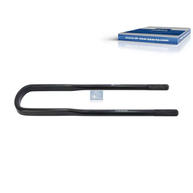 Bride de ressort, M24 x 2, LTh: 70 mm, L: 535 mm, w: 103 mm Pour Iveco